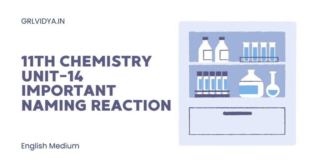 11th Chemistry Unit 14 Important Naming Reactions GRLVidya 11th-chemistry-unit-14-important-naming-reactions-grlvidya